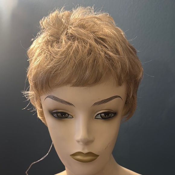 Hair | Chic Tan Pixie Wig With Tousled Texture | Poshmark